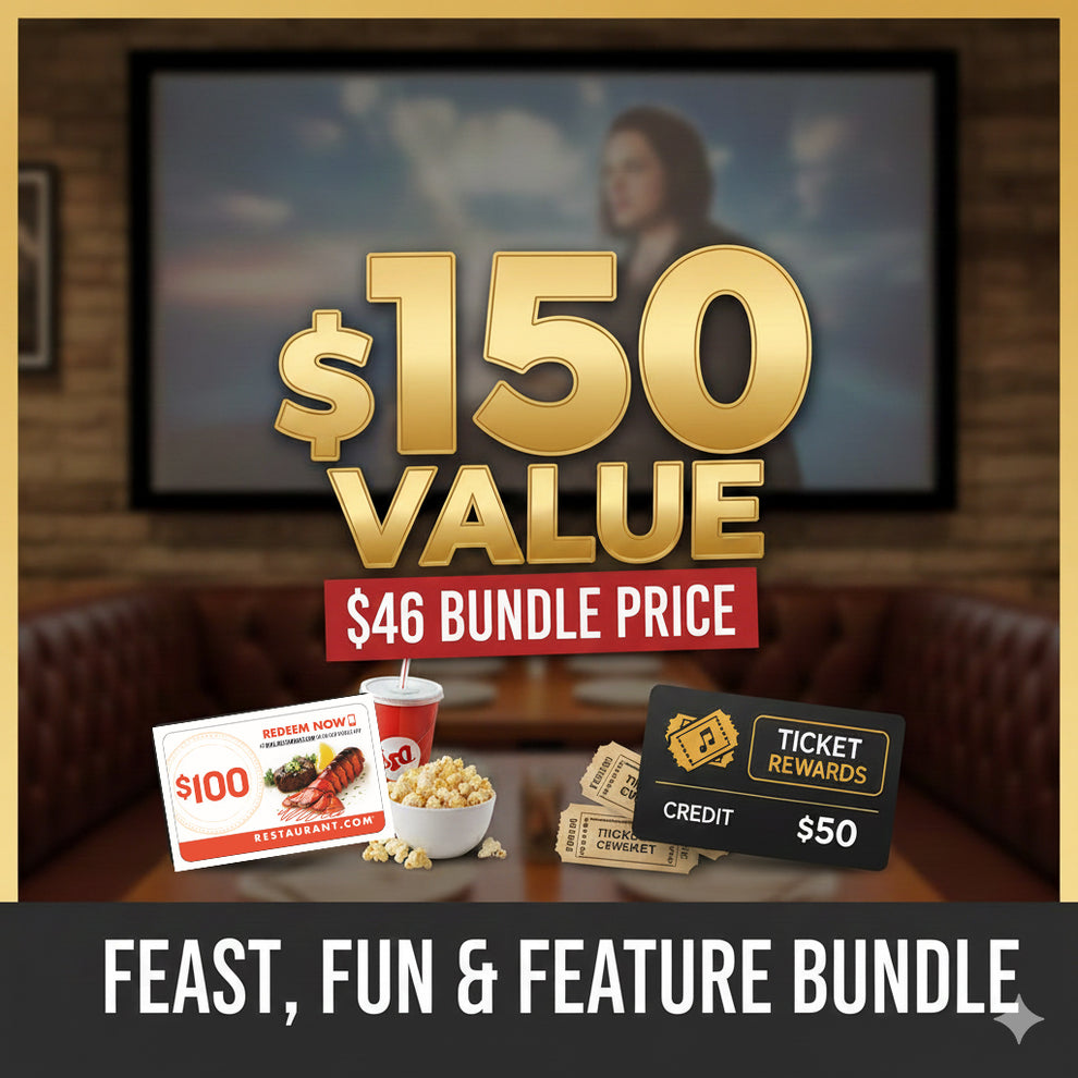 $150 Feast, Fun & Feature Bundle for $46 – RedTag